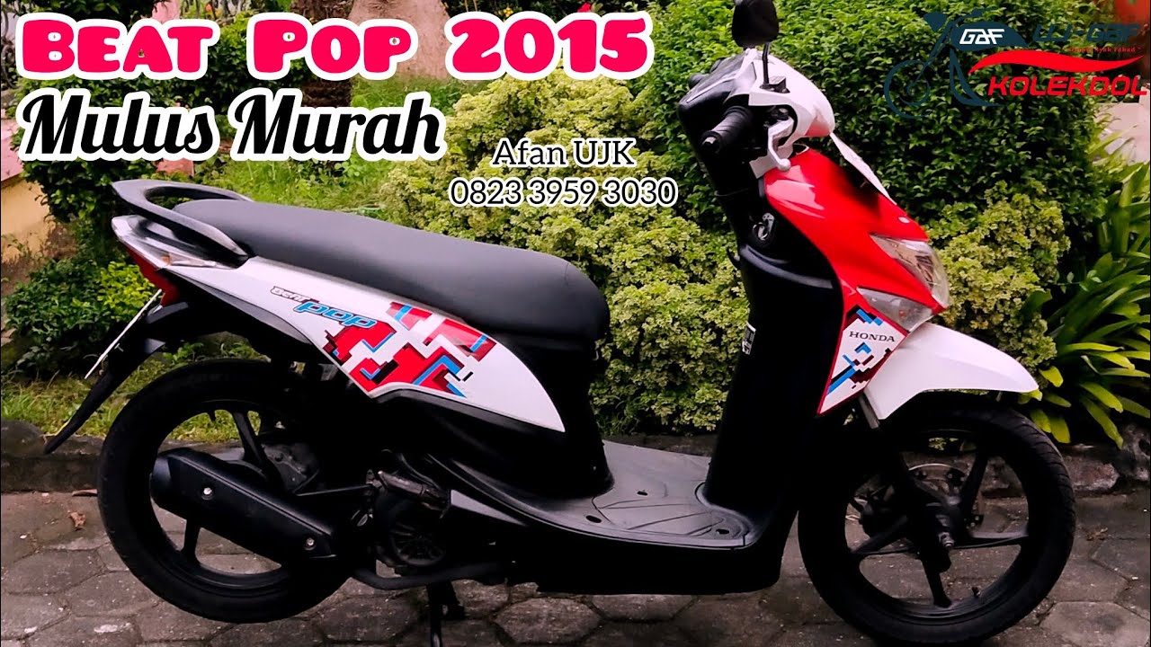 MULUS MURAH, HONDA BEAT POP FI 2015 CAT & STRIP MULUS, MESIN ENAK HARGA ...