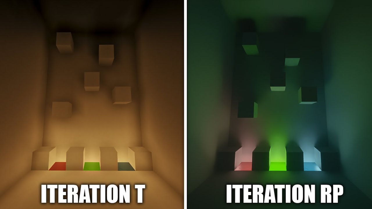 Iteration T vs Iteration RP 🔥 | Minecraft Shader Comparison | Java ...