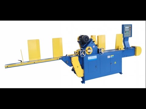 SF703 wood pallet chamfer machine - YouTube
