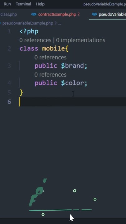 9- كورس OOP PHP |تمرين Pseudo Variable this Example | #تعليم #shorts - YouTube
