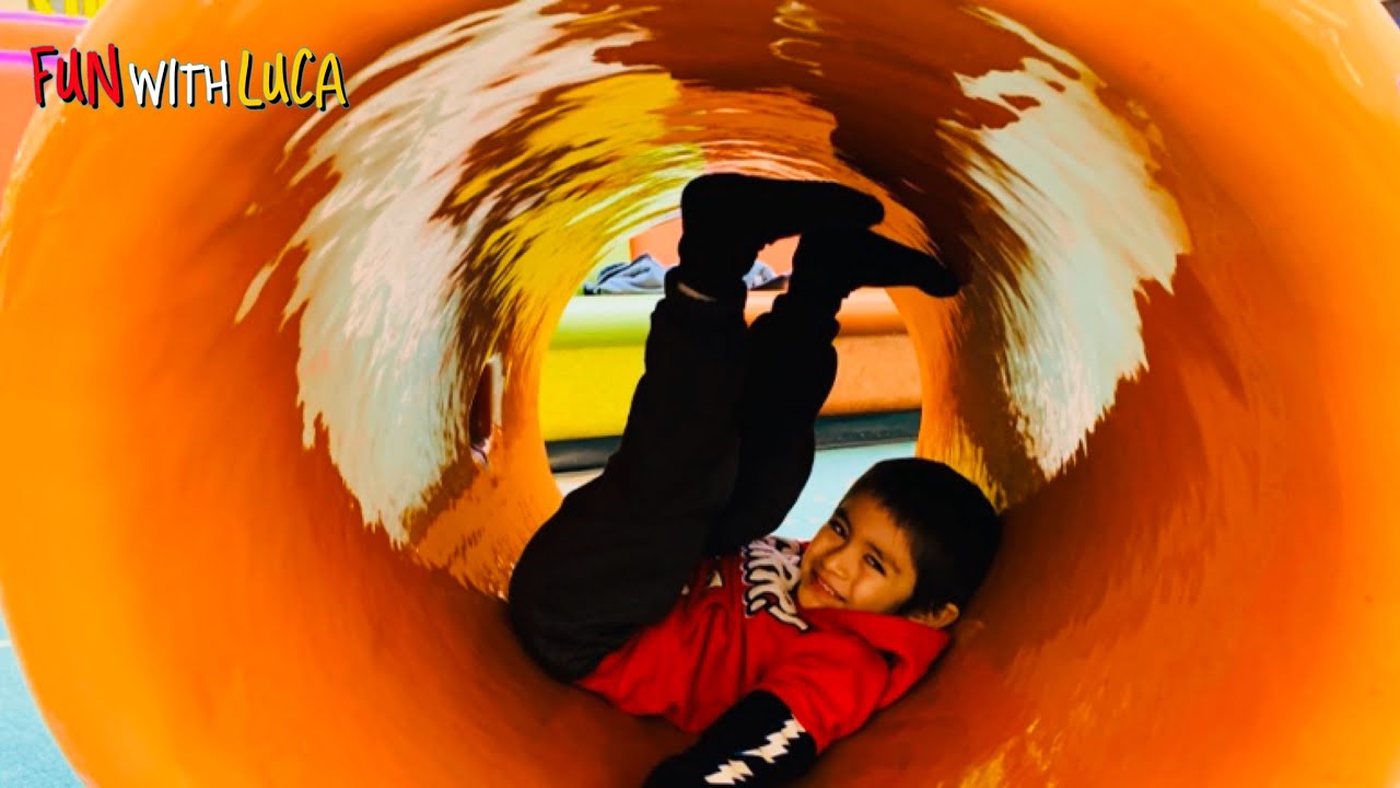 Luca have Fun Playing at Indoor Playground for Kids - YouTube