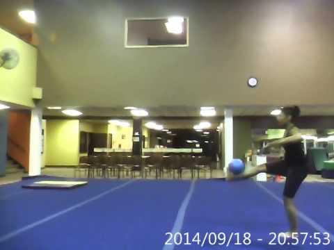 front walkover & backover change leg swing through