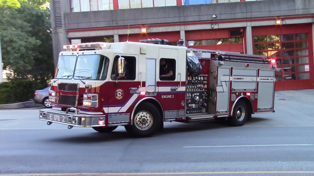 Vancouver Fire Engine 2 Responding - YouTube