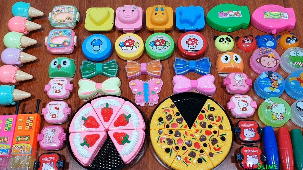 MIXING SO MANY NEW HOMEMADE SLIME WITH STORE BOUGHT SLIME !SATISFYING ...