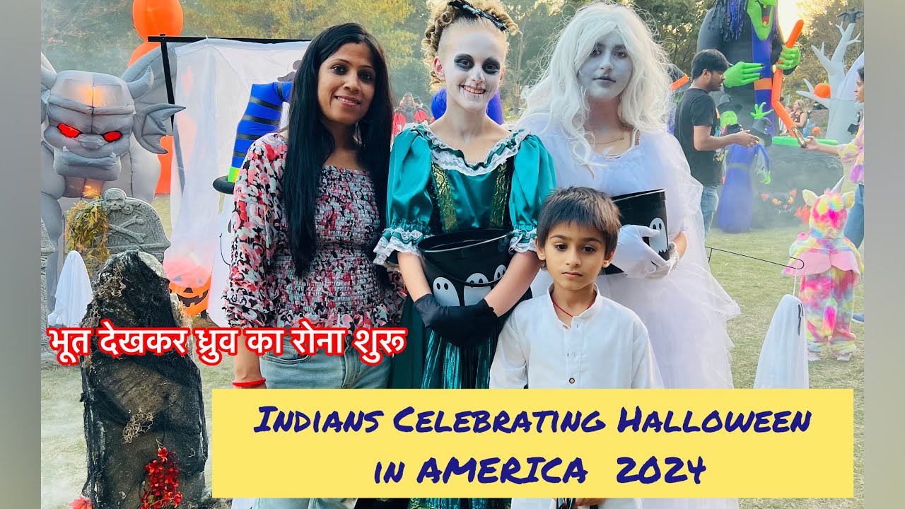 Desi Indian Celebrating Halloween in America | Halloween Hindi vlogs ...