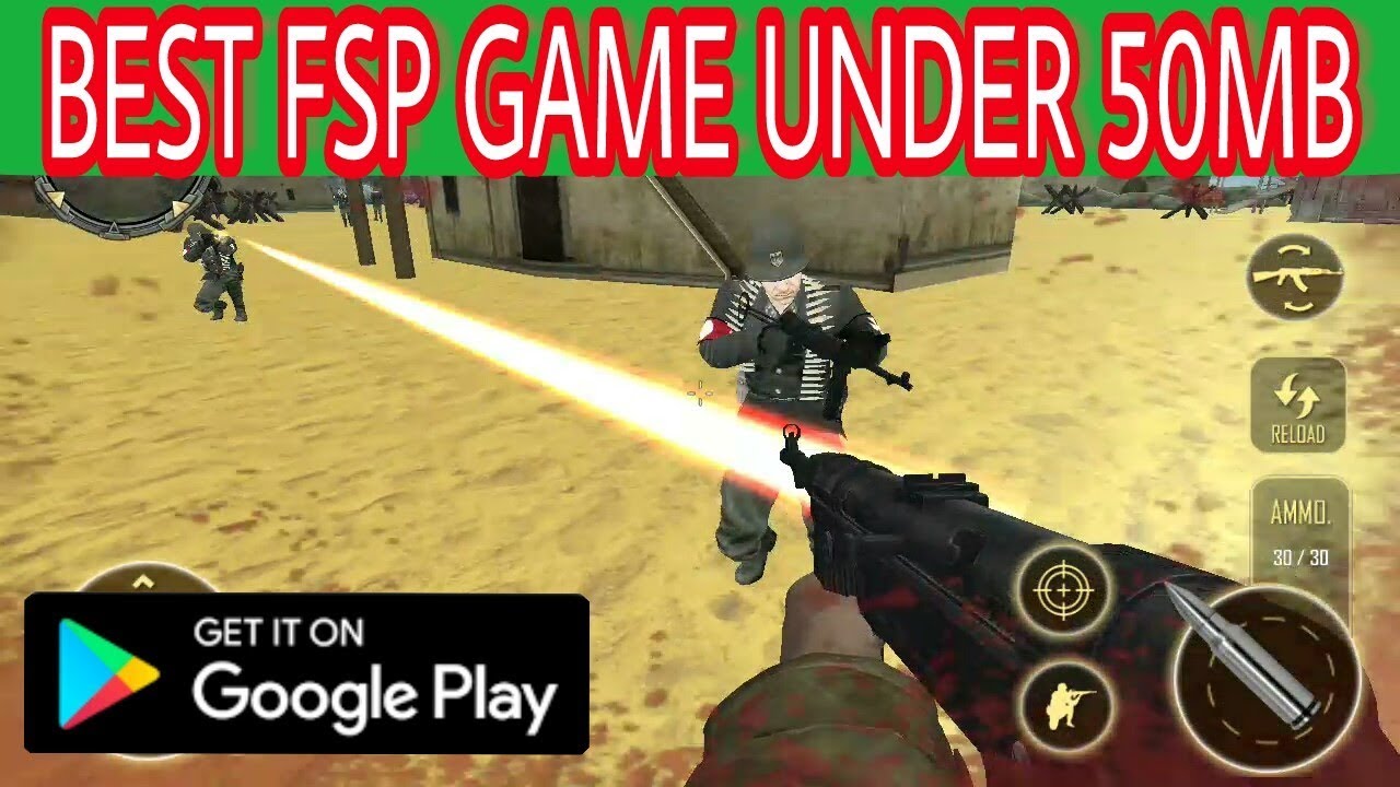TOP 2 FPS GAME UNDER 50 MB IN PLAY STORE | ANDROID GAME PLAY - YouTube