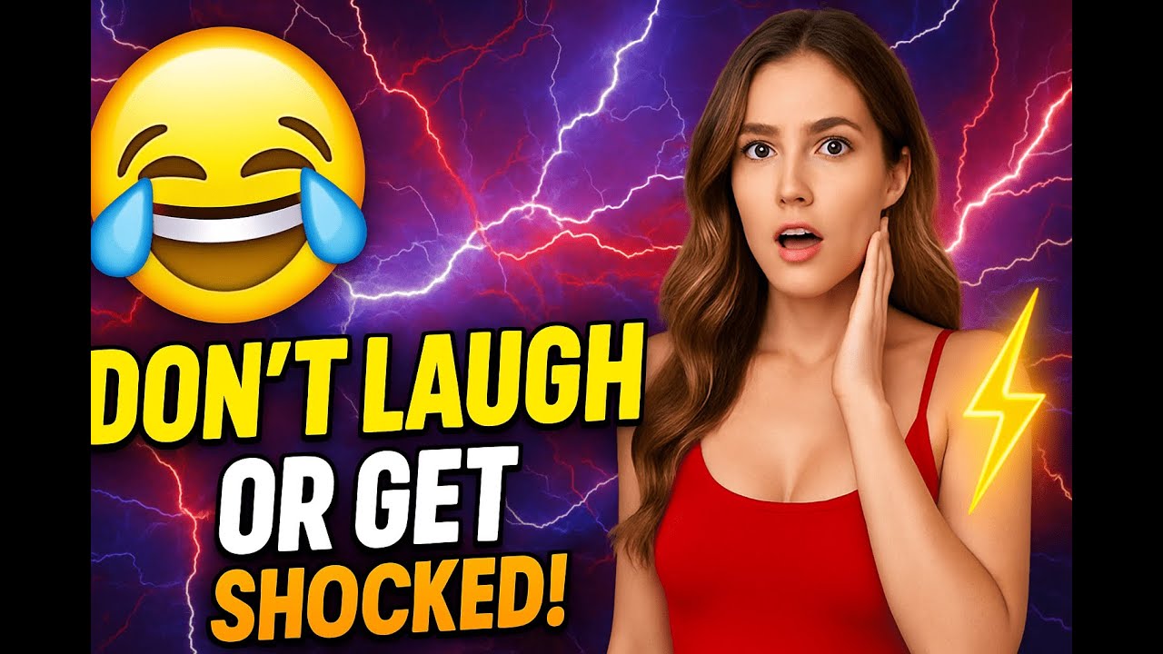 Every Laugh = Electric Shock! ⚡😂 Try Not to Laugh or Get Zapped! ⚡😵 ...