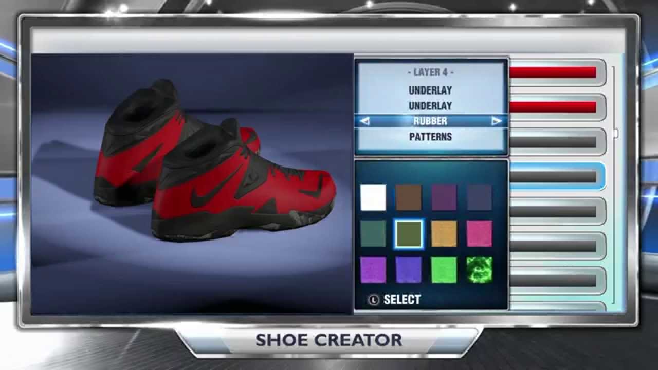 Custom NBA 2K14 Shoe Tutorial EP 5 - YouTube