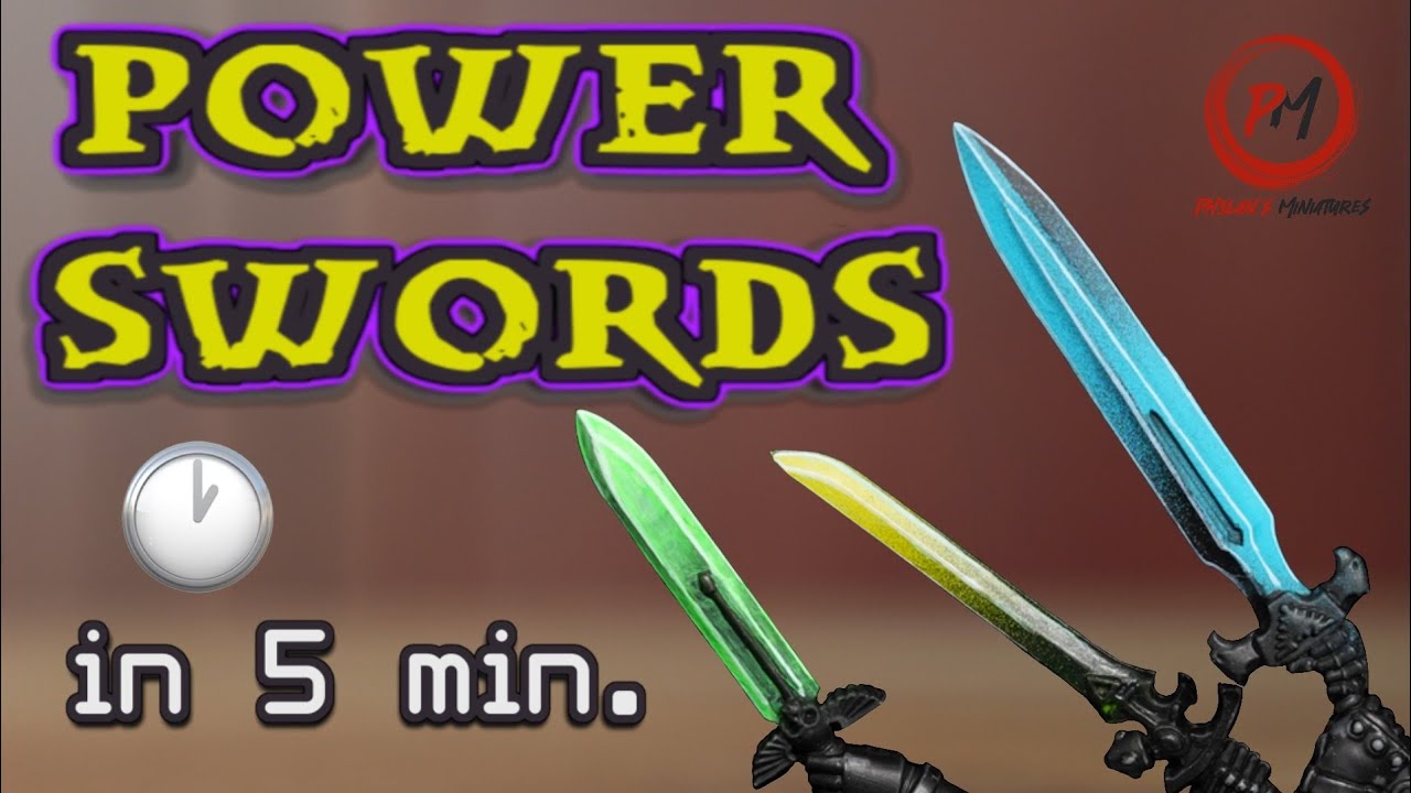 3 Easy and Fast Ways to Paint a Power Sword - YouTube
