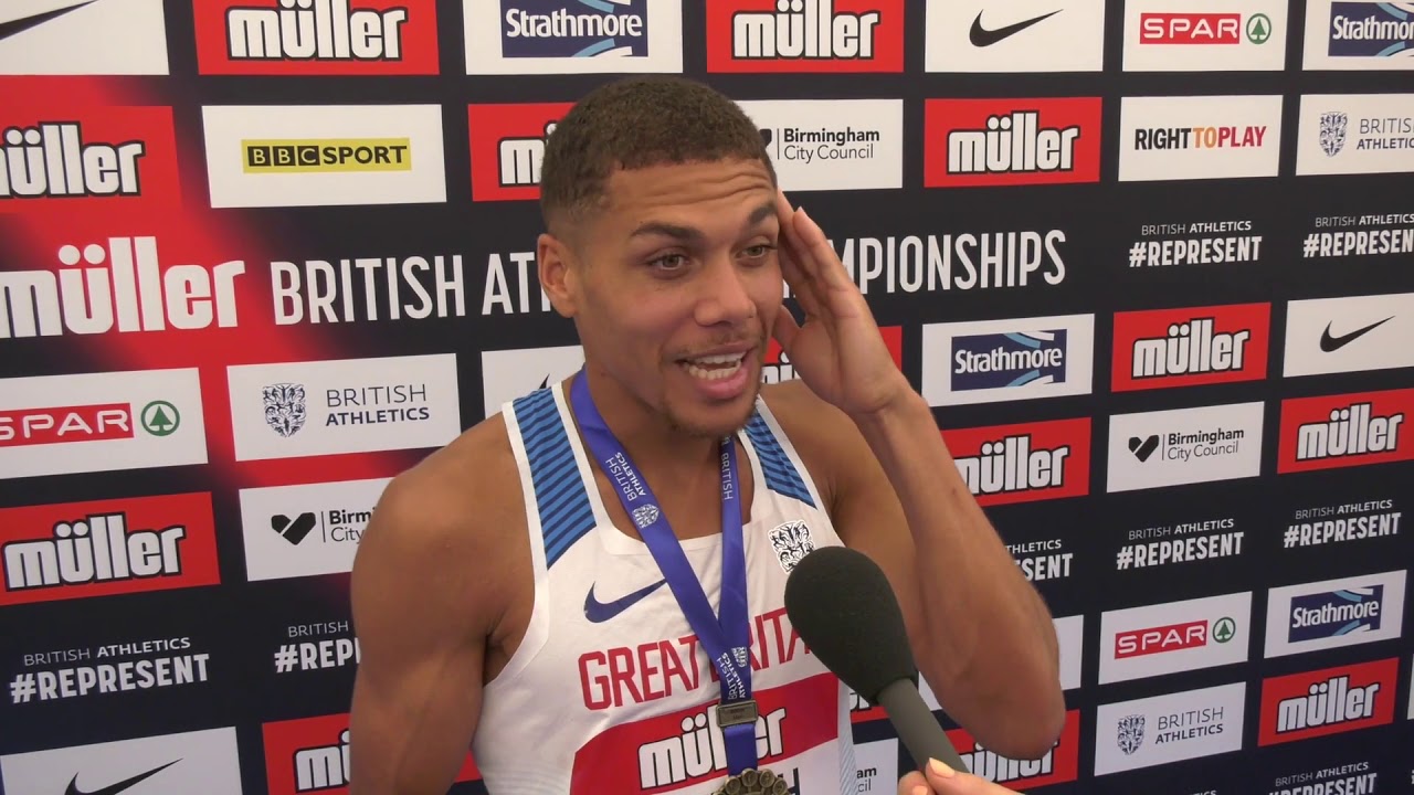 Elliot Giles - British Athletics Championships - YouTube
