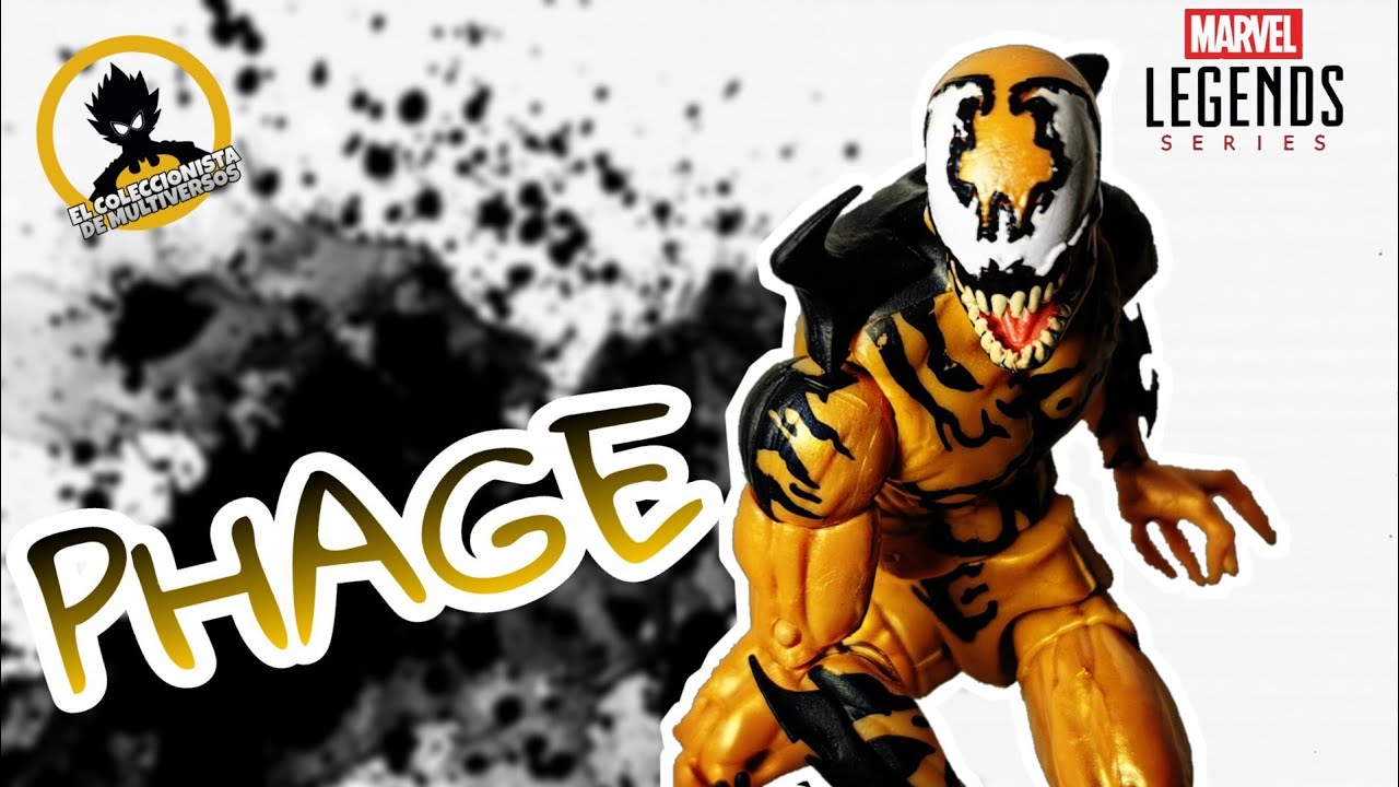 🔪PHAGE🔪 Venom Wave Marvel Legends en Español! El simbionte dorado ...