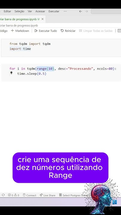 📊🔥 Como criar uma barra de progresso no Python! #shorts #python - YouTube