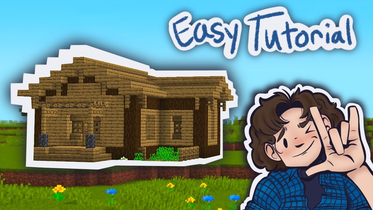 how to build a NICE and SIMPLE Cabin!!! in minecraft 1.20 [build ...
