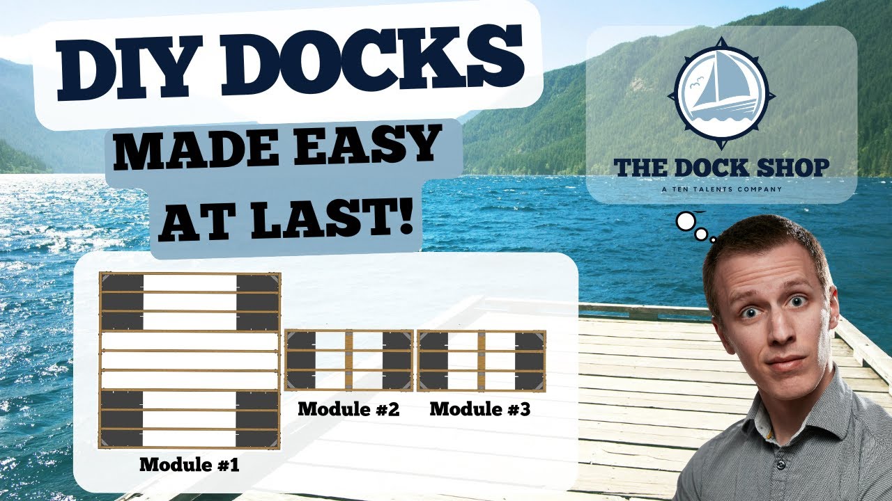 DIY Floating Dock Kits - Quick and Easy Dock Builds! - YouTube