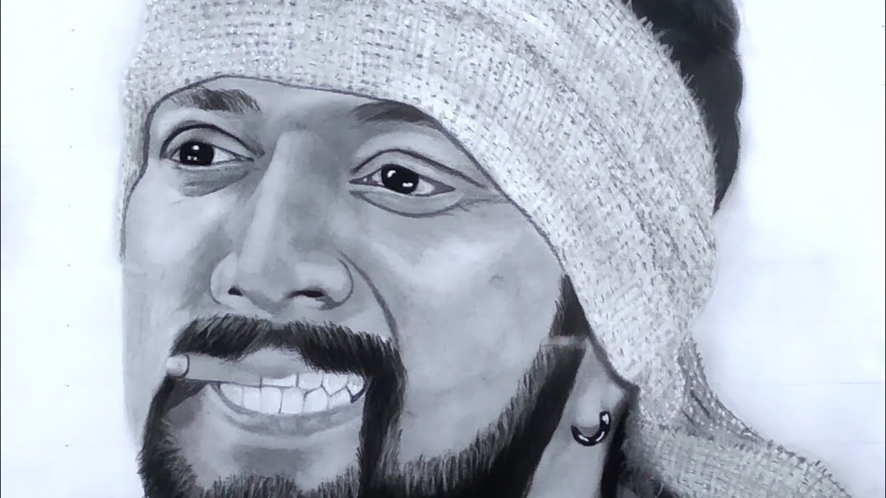 kiccha Sudeep drawing🔥 realistic/How to draw kiccha Sudeep drawing ...