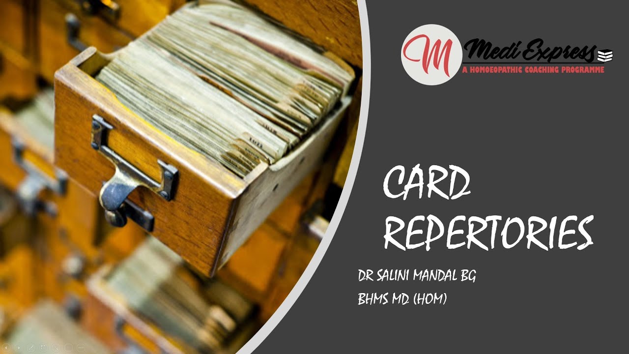 CARD REPERTORIES MEDI EXPRESS ONLINE LIVE CLASSES || AIAPGET || UPSC ...