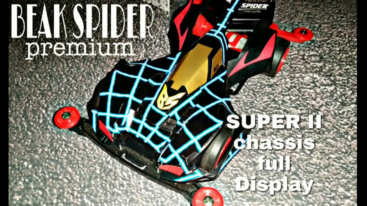Beak Spider premium super II chassis Tamiya Full display - YouTube