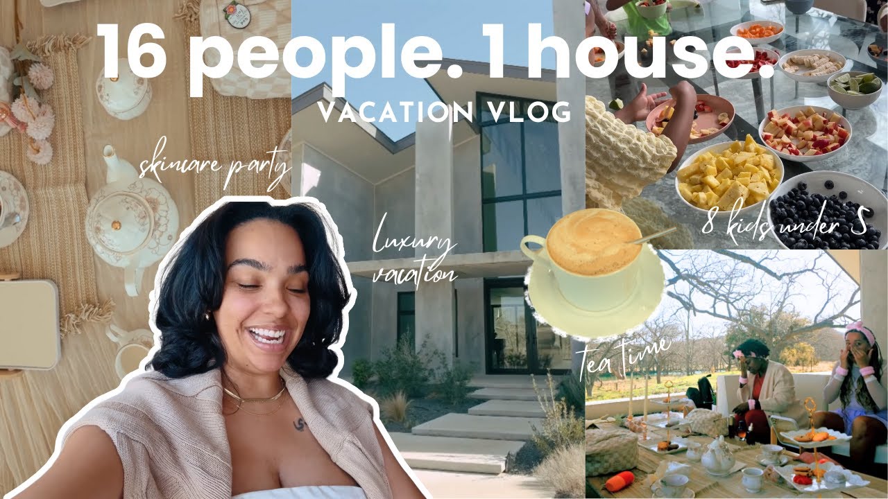 I hosted 16 adults and kids, and the house we stayed in was CRAZY! home ...