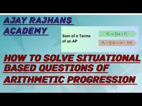 #class-10 #arithmetic progression #maths #situational based question ...