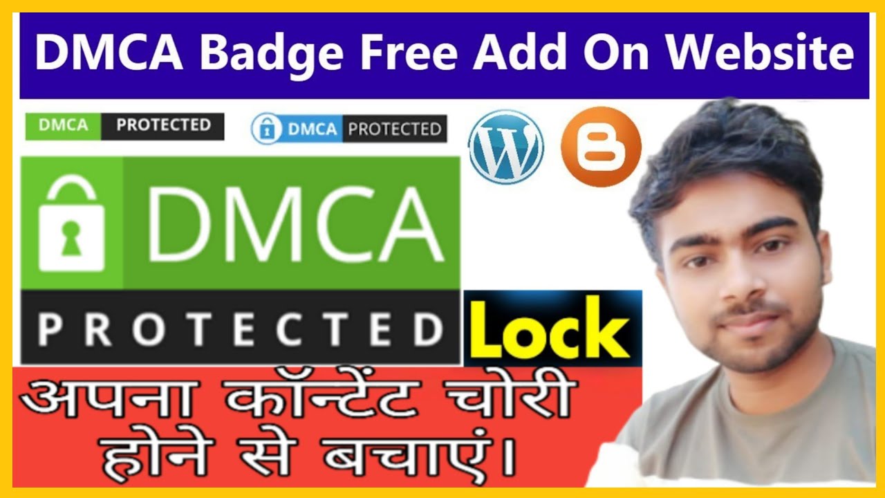 [Protect Your Website] DMCA Protected website [Hindi] | How to add a ...