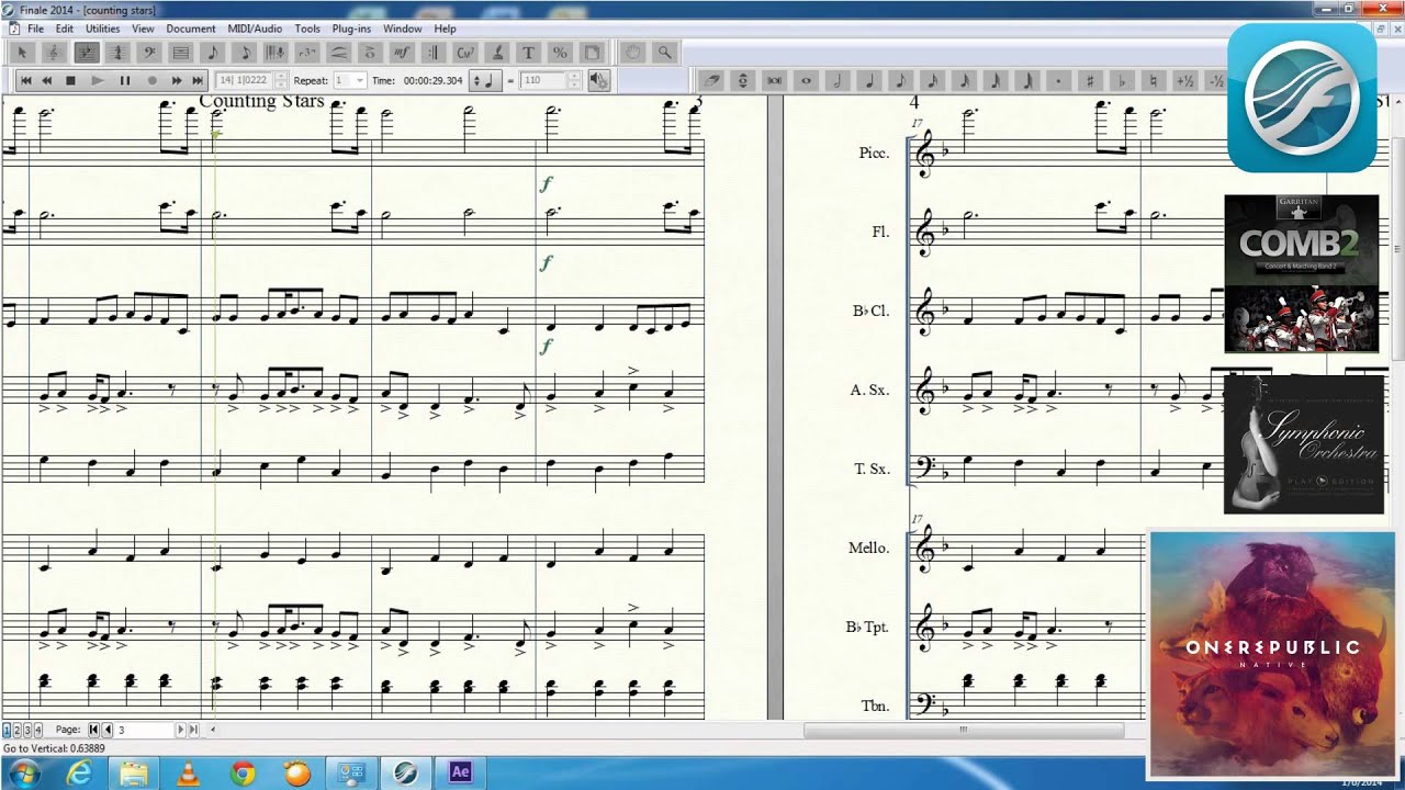 Counting Stars - One Republic (Marching/Pep Band Arrangement) - YouTube