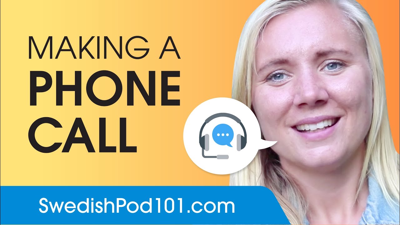 How to Make a Phone Call in Swedish - Swedish Conversational Phrases ...