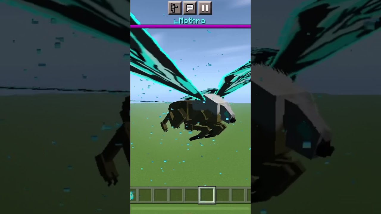 Mothra mod addon in minecraft. #minecraft #minecraftshorts - YouTube