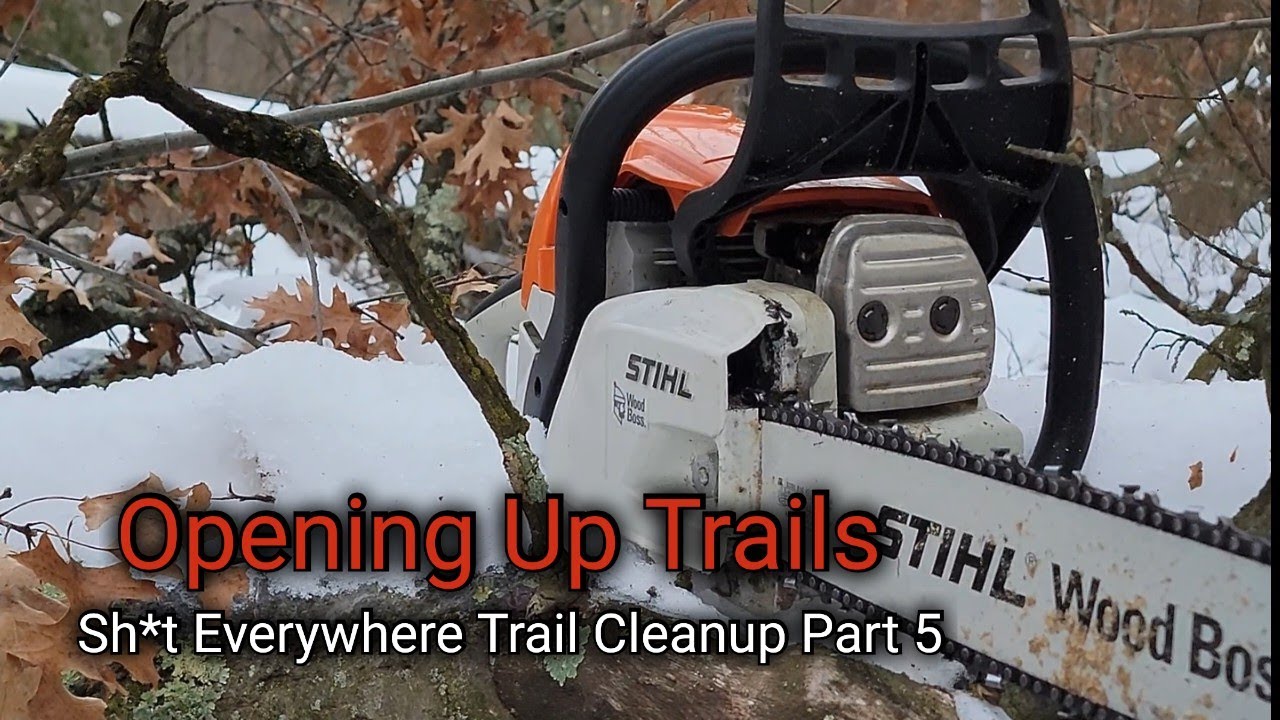 Getting Trails Back Trail Clean up Part 5 - YouTube
