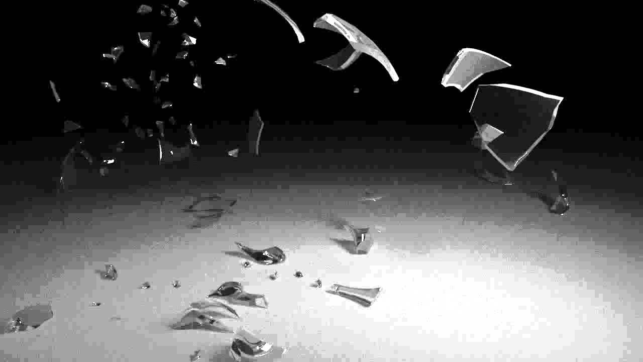Glass break - Super slow motion - YouTube