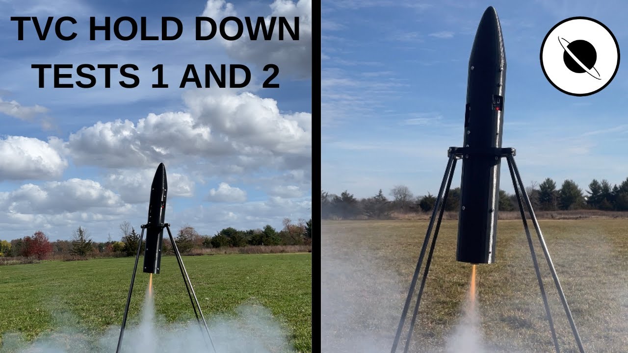 TVC Hold Down Tests 1 and 2 - YouTube