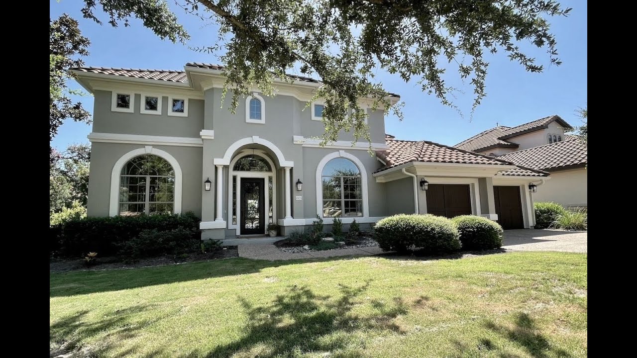 Artful Executive Home in UT Golf Club Section of Steiner Ranch! - YouTube