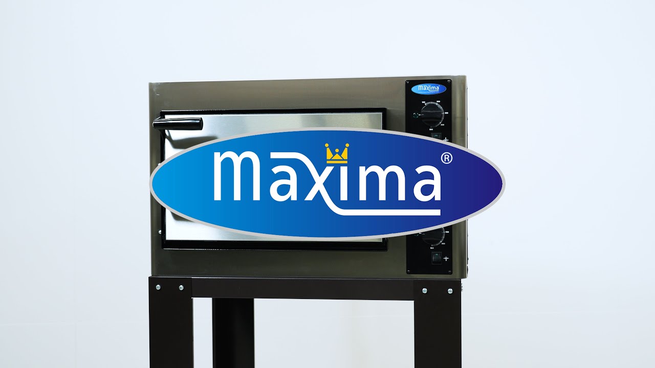 Maxima Pizza Oven Double Deck - Fits 8 x 25cm - YouTube