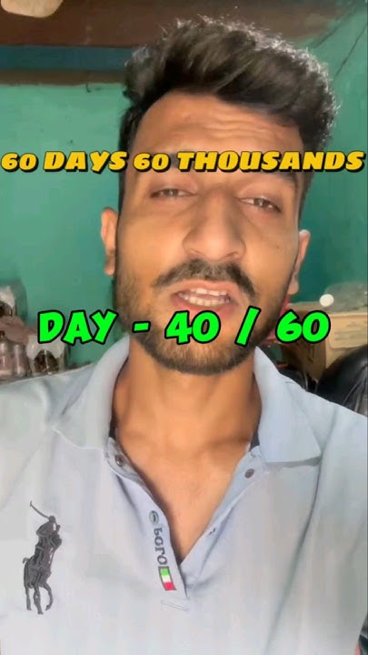 60 DAYS 60 THOUSANDS CHALLENGE| DAY - 40 | #shortsvideo #minivlog # ...