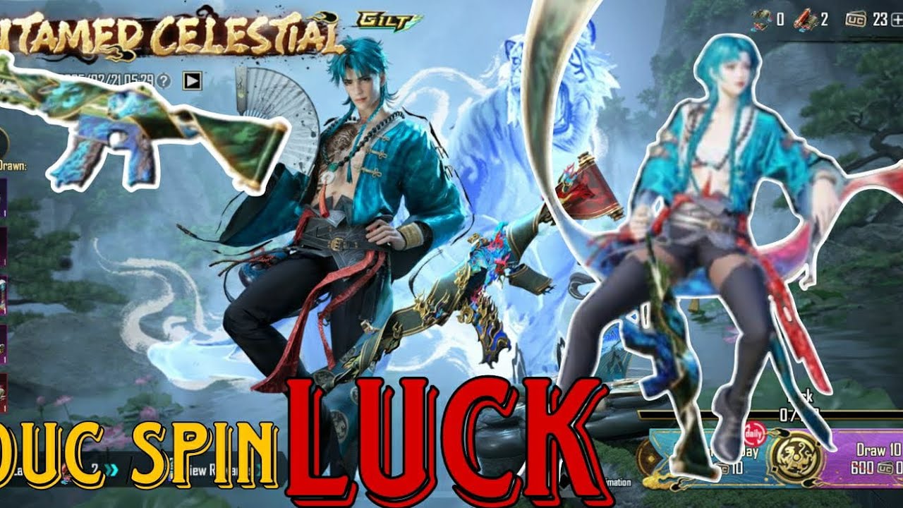 Untamed celestial ultimate set opening in BGMI mobile new ultimate ...