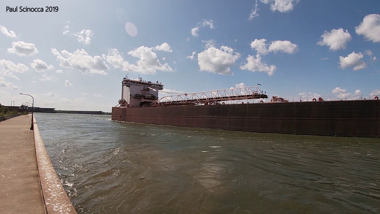 Burns Harbor departs Superior with ore for.....Burns Harbor - YouTube