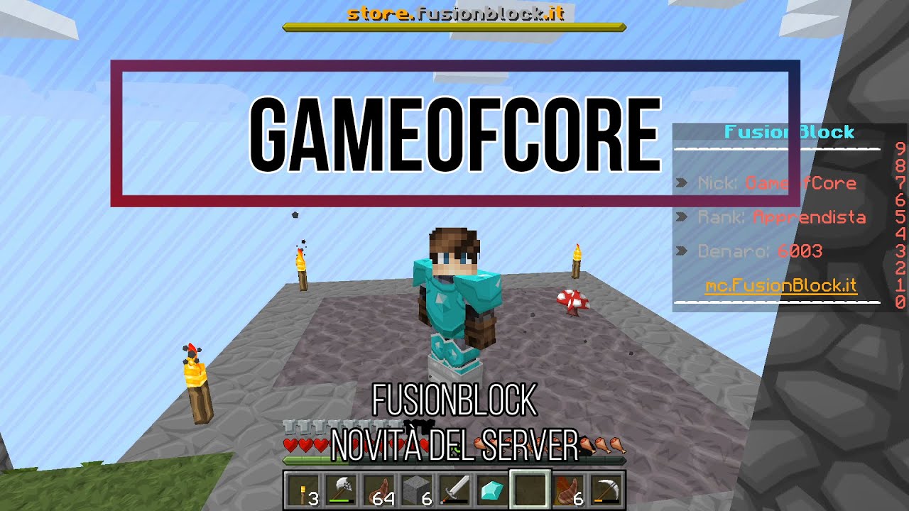 Minecraft FusionBlock, Novità dal server! - YouTube