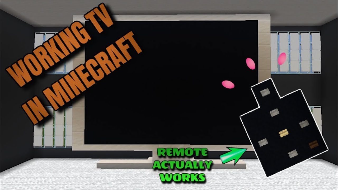 Working command block TV in Minecraft PT 1 - YouTube