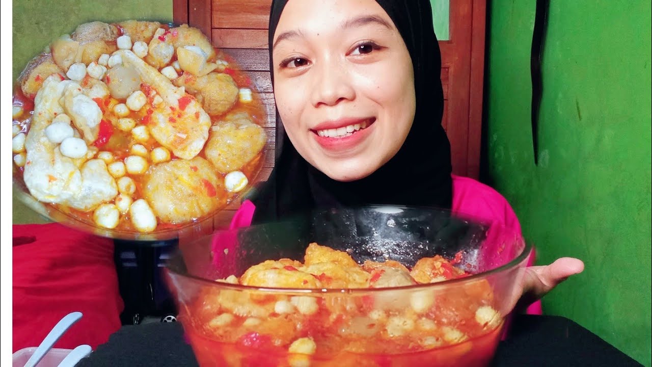 Makan Bakso Aci Buatan Sendiri Youtube