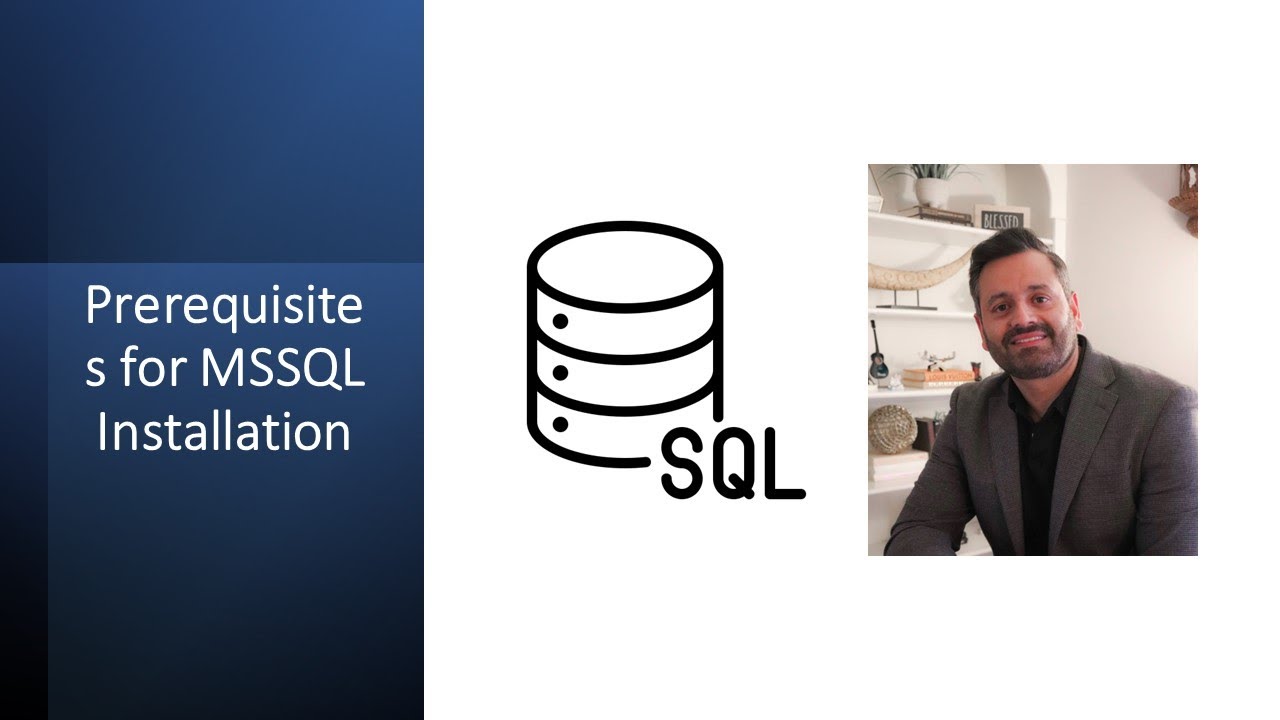 Prerequisites for MSSQL Installation - YouTube