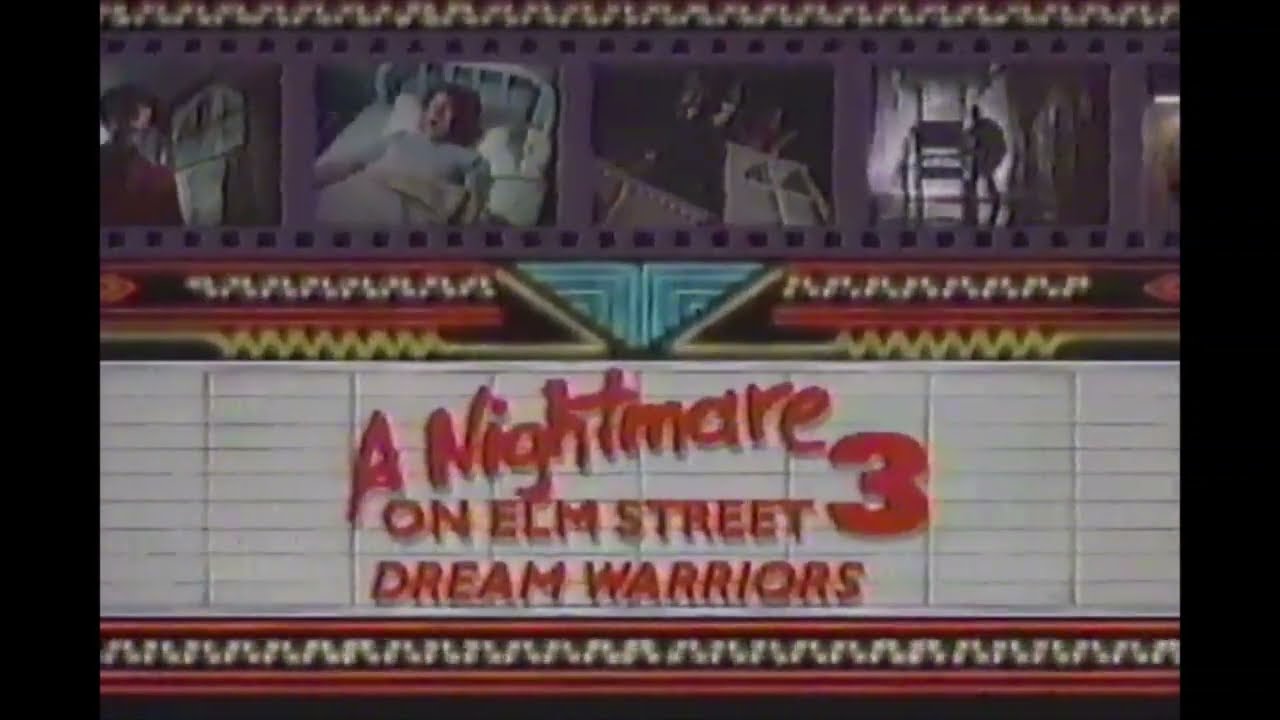 1989 Columbia - Night At The Movies - A Nightmare On Elm Street 3 Movie ...