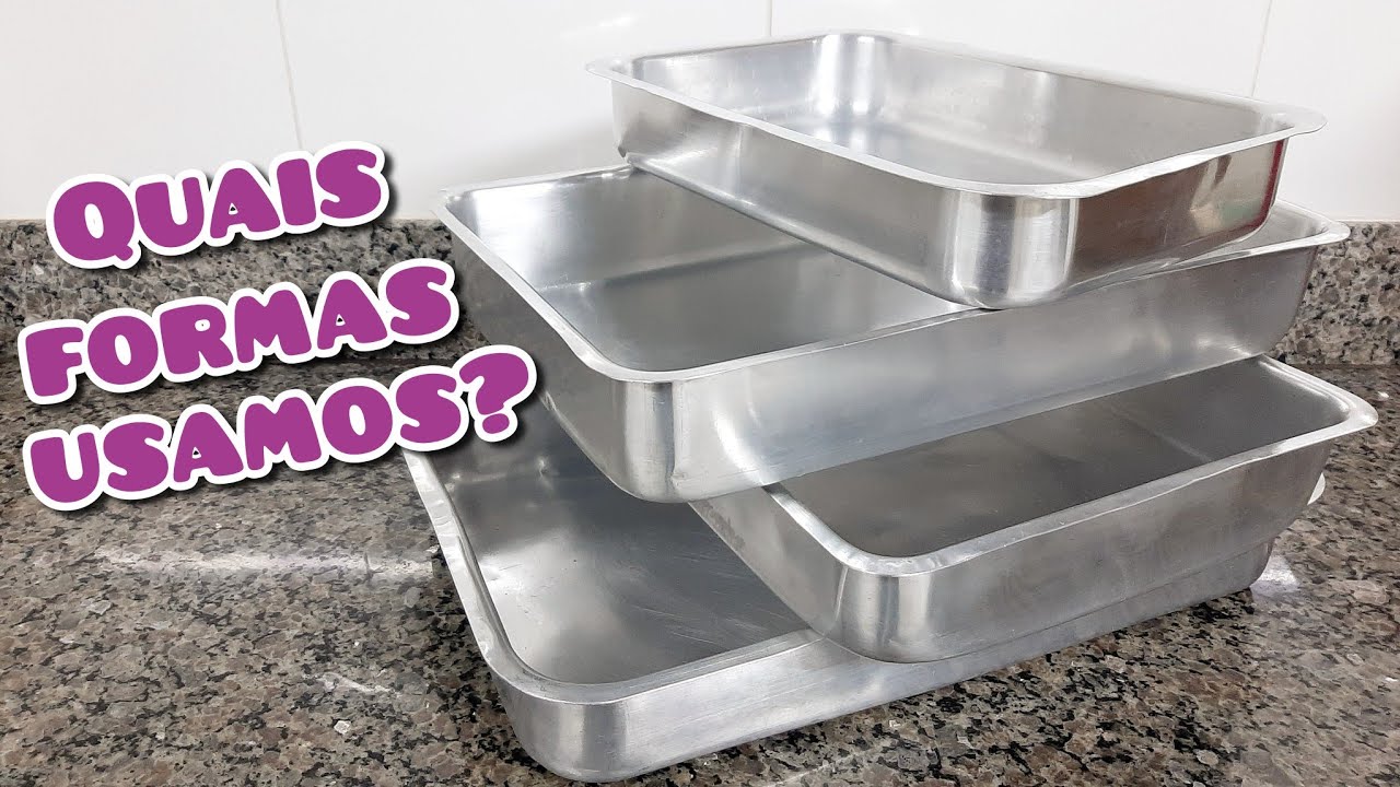 FORMAS RETANGULARES que usamos na nossa produção de bolos - YouTube