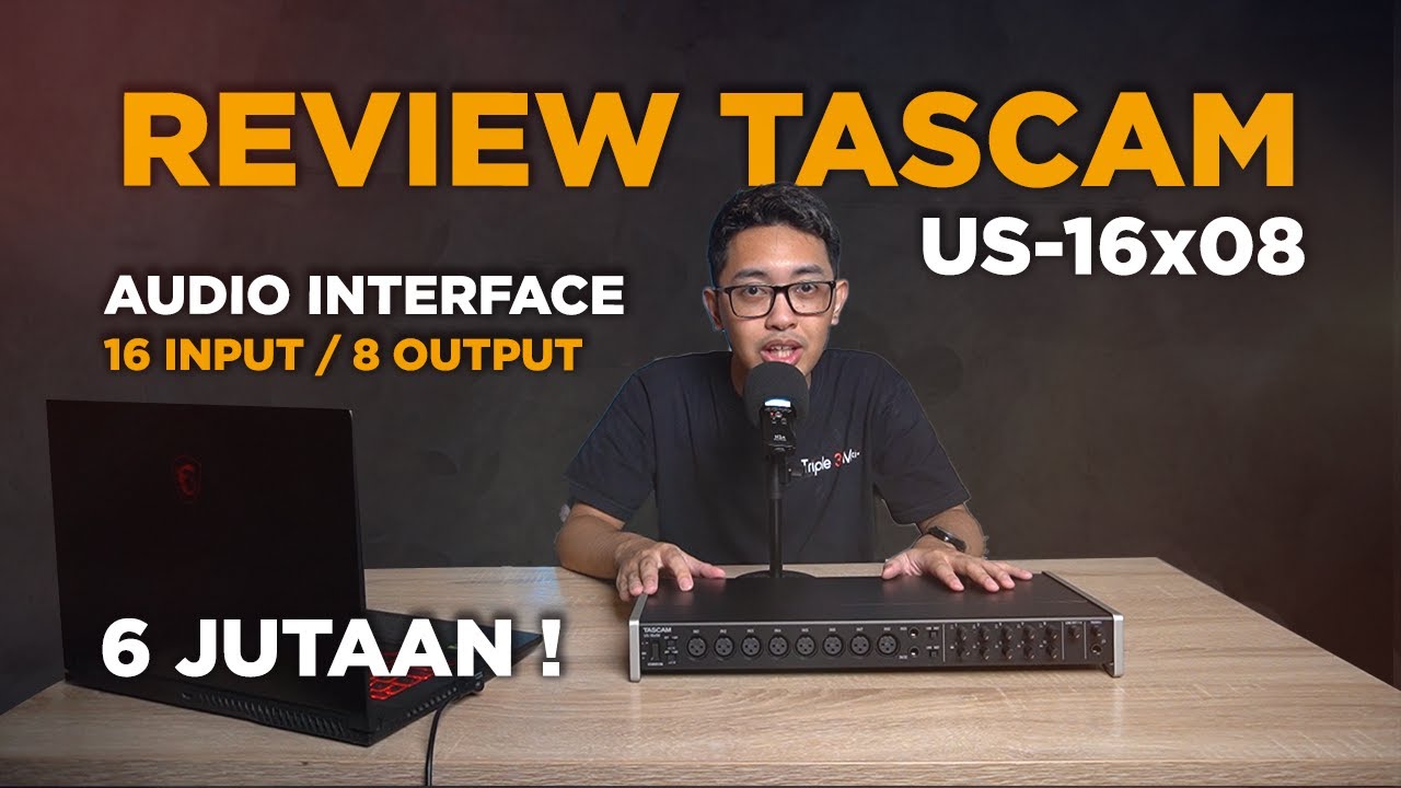 Review Tascam US 16X08 Audio interface 16 input 8 output budget 6 ...
