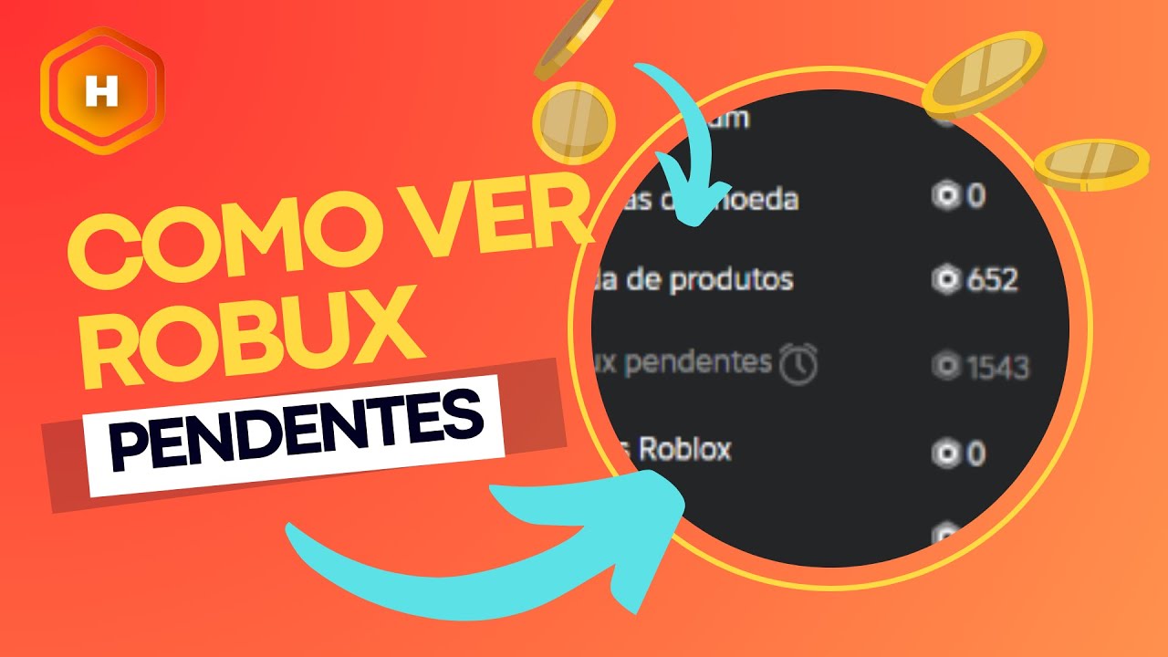 COMO VER SEUS ROBUX PENDENTES NO ROBLOX RÁPIDO E FÁCIL ATUALIZADO 2024 ...