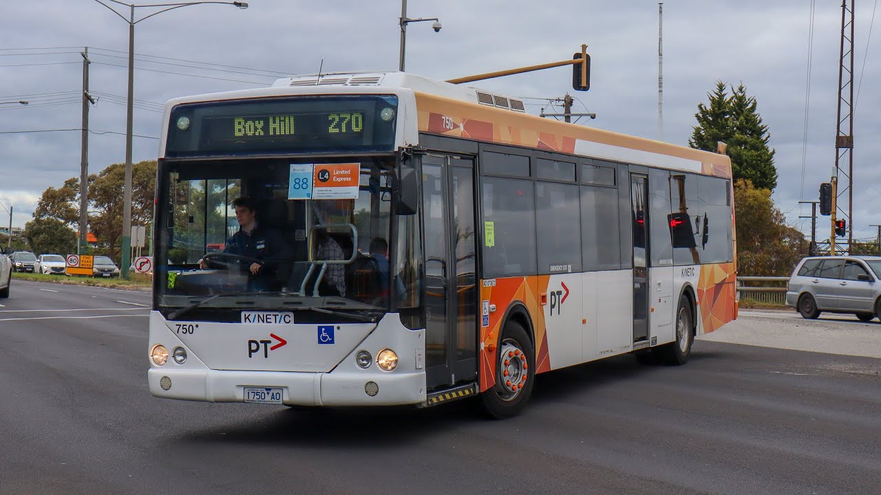 Kinetic Bus 750 Mercedes Benz O405NH, Custom Coaches "CB60" - YouTube