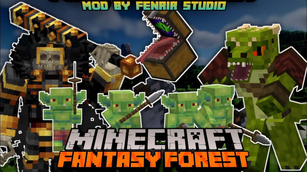 Minecraft Pe Fantasy Mod - Fantasy Forest Add-On | Best addon for Minecraft Pe - YouTube