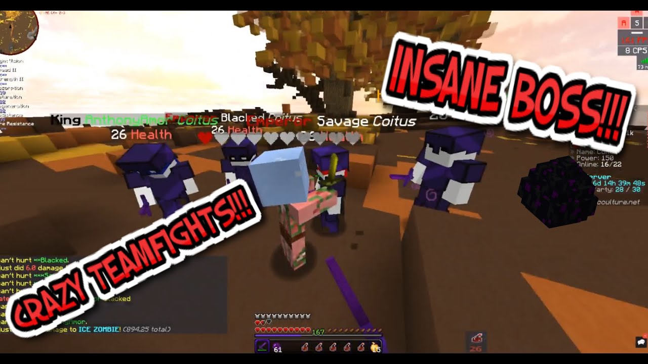INSANE BOSS & CRAZY TEAMFIGHTS!!! | Minecraft Factions | McCulture ...