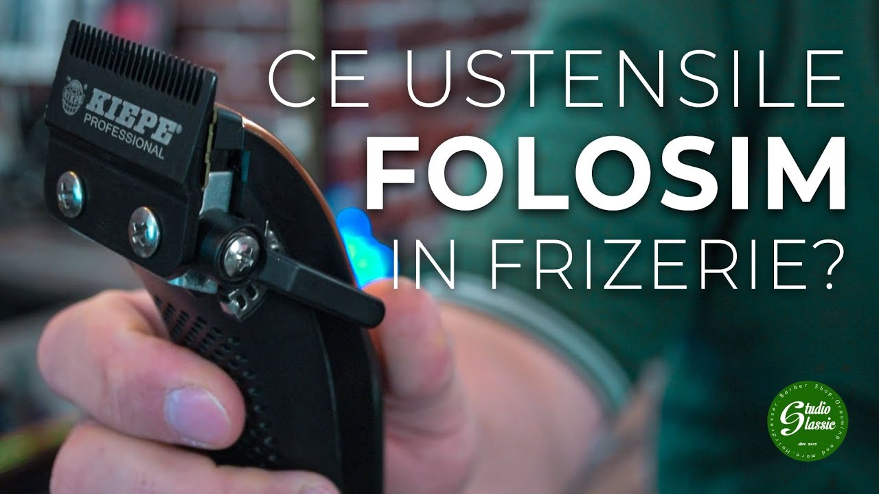 Ce ustensile folosim in frizerie? Studio Classic Barber Shop - YouTube