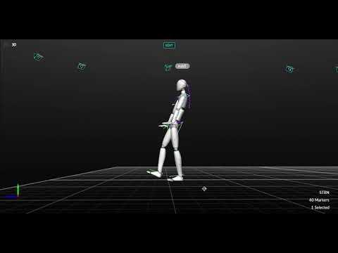 [abnormal gait] lurching gait with motioncapture - YouTube