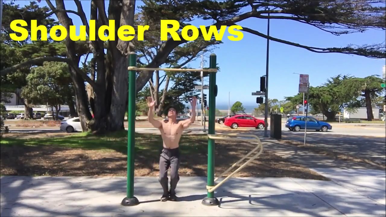 Shoulder Rows, aka Scapula Swings - YouTube