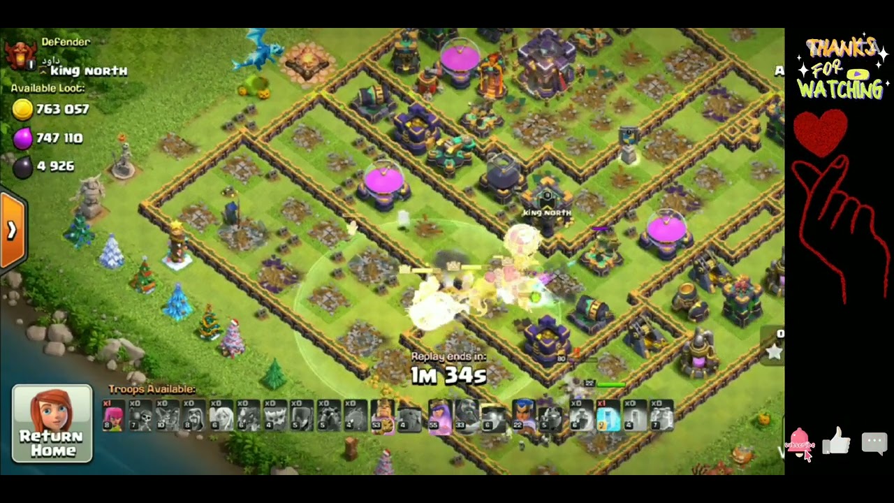 Th15 max base clear 🤯💥👽 with this troops combo ️ Clash of Clan!! - YouTube